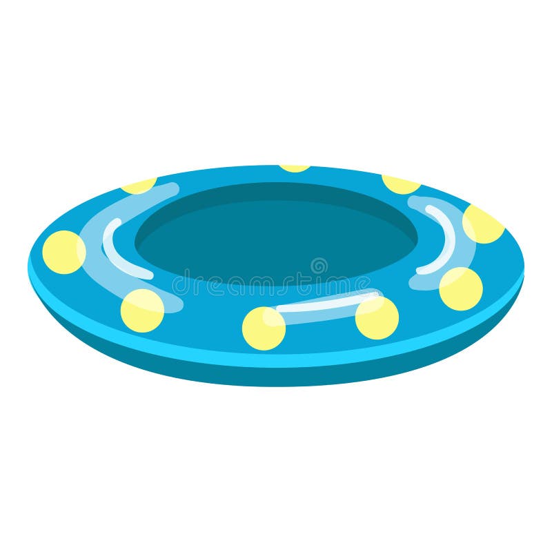 Pool Ring Icon Cartoon Vector. Summer Float Stock Vector - Illustration ...