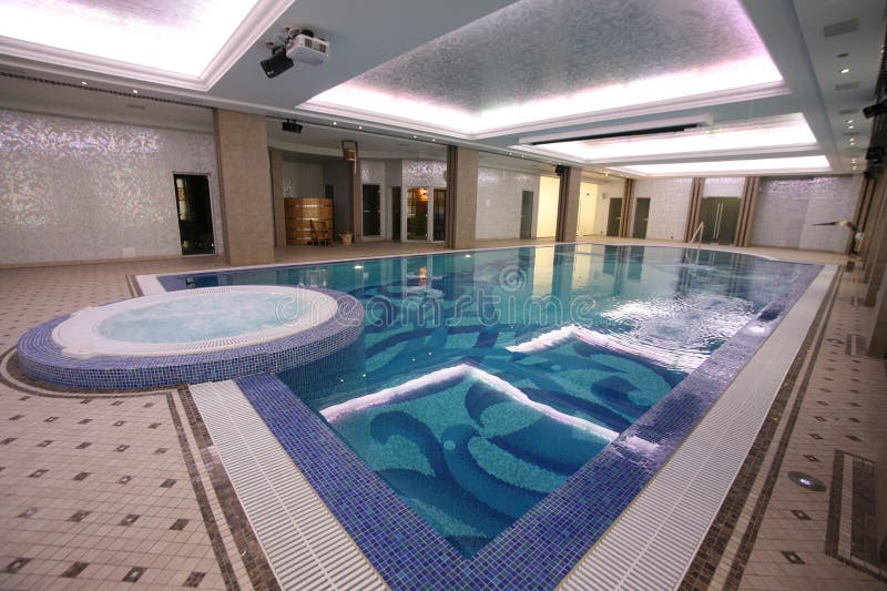 Pool Room stock image. Image of wave, hotel, modern, ceramic - 55427083