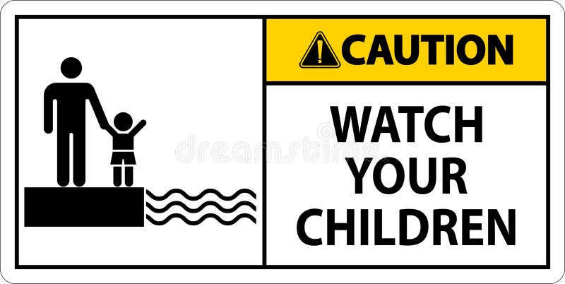 Caution Watch Your Step Symbol Sign, Vector Illustration, Isolated on ...