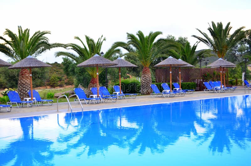 Pool side stock image. Image of exotic, nature, holiday - 31689735