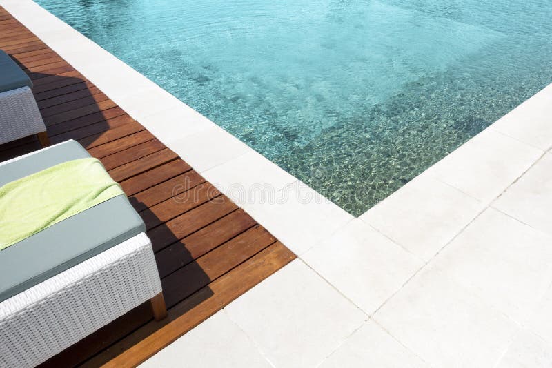 Pool side leaves stock photo. Image of stillife, side - 58984184