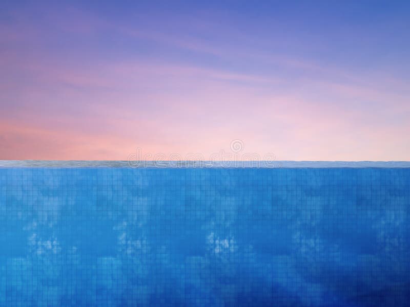 Pool side view stock photo. Image of abstract, transparent - 83123016