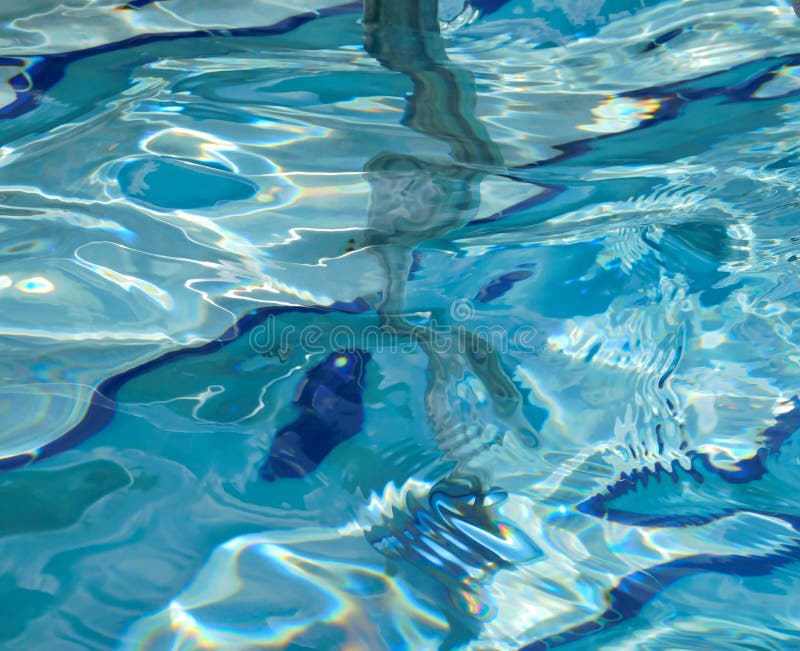 Pool Stairs and Rippling Water Stock Image - Image of colorful, outdoor ...
