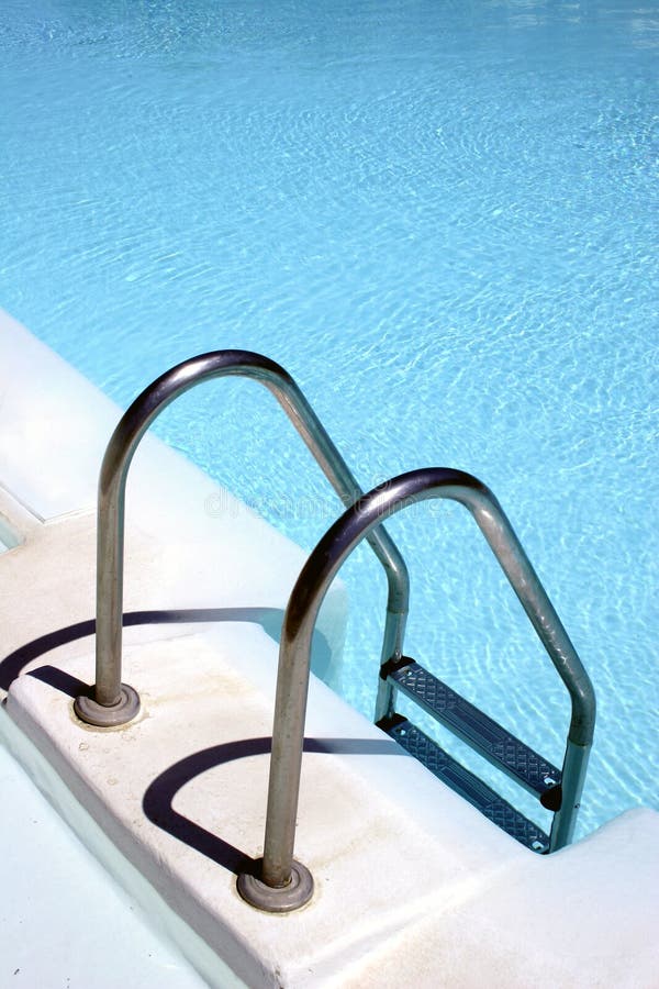 Pool Steps stock photo. Image of star, summertime, sparkling - 128978