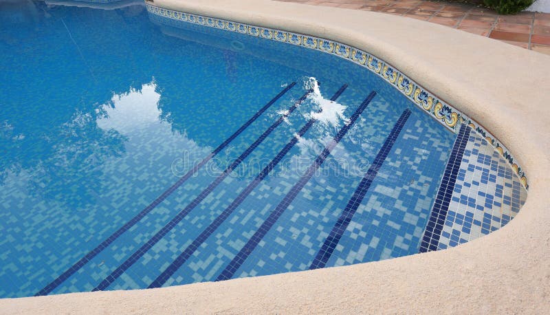 Steps into a pool stock photo. Image of pool, outdoor - 4794544