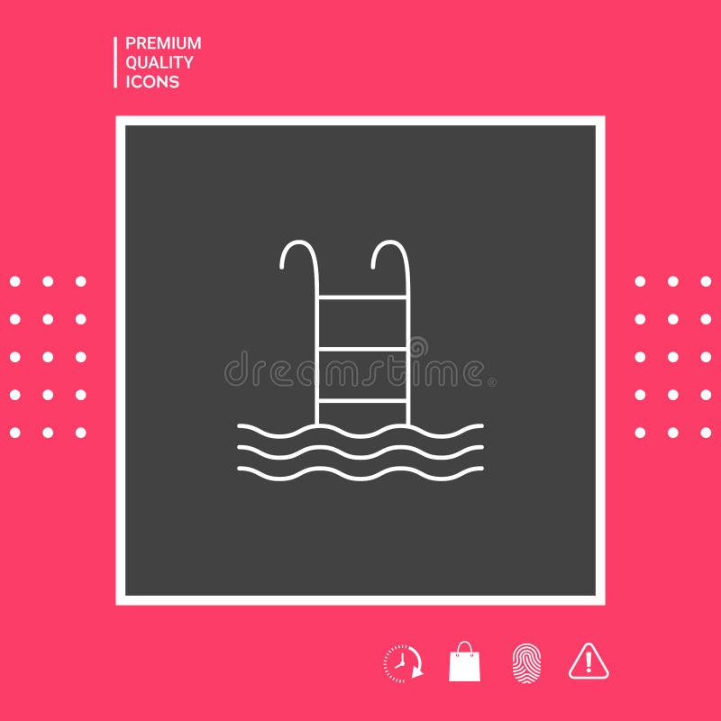 Pool Symbol Icon. Graphic Elements for Your Design Stock Vector ...