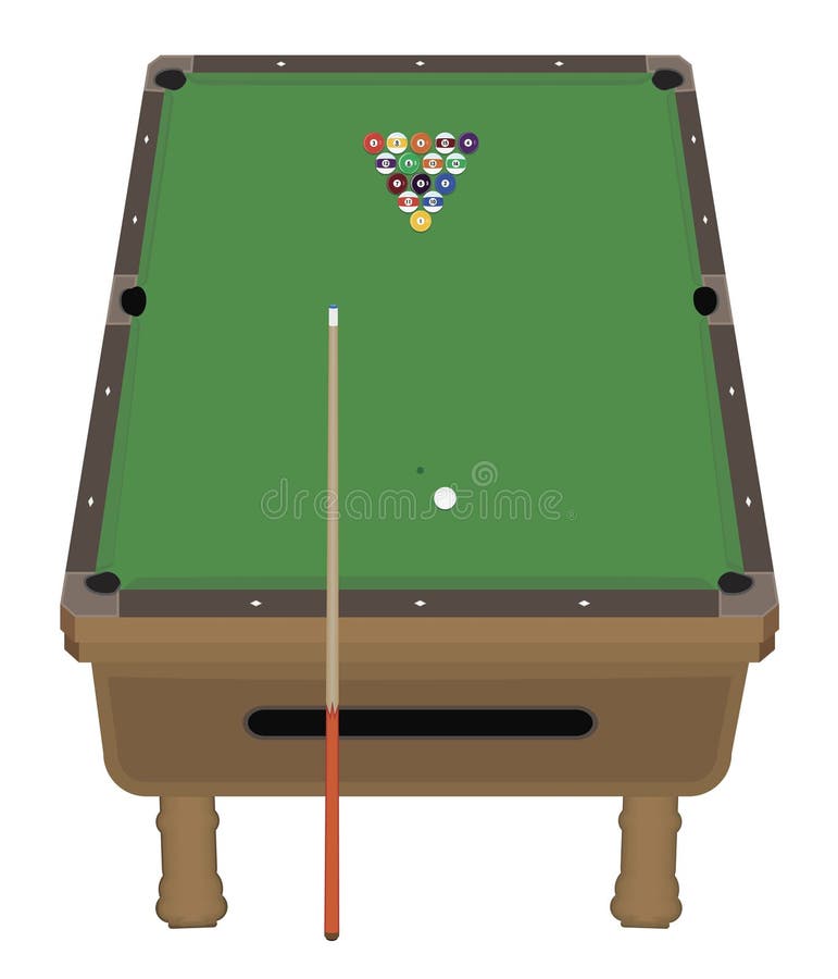 Pool Player stock vector. Illustration of leisure, pool - 1290450