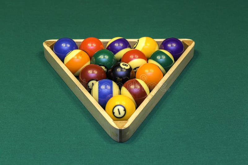 Pool table stock image. Image of gambling, pool, round - 36026017