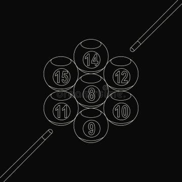 Pool Table Drawing Stock Illustrations – 645 Pool Table Drawing Stock ...