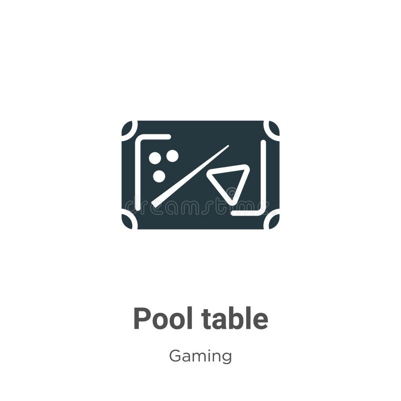 Billiard Table Icon Game Symbol Flat Stock Illustrations – 1,275 ...