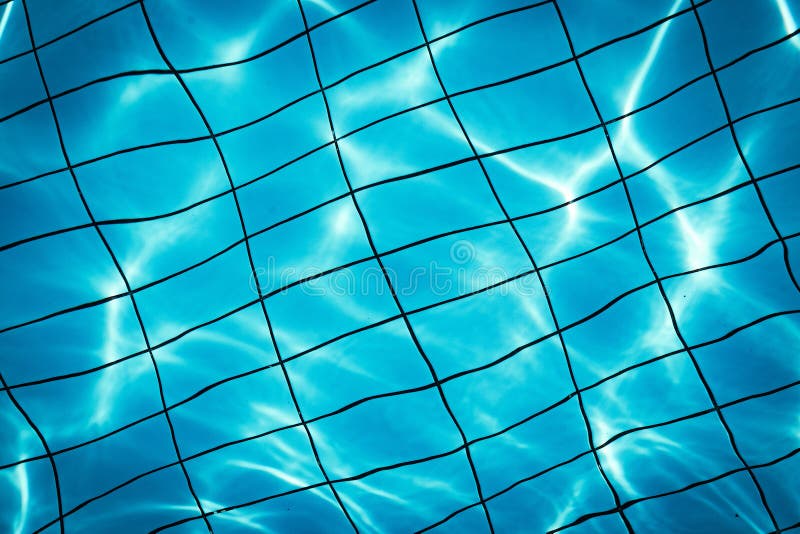 Pool Texture. Summer Sea Abstract Pattern. Blue Wave Surface or Pool ...