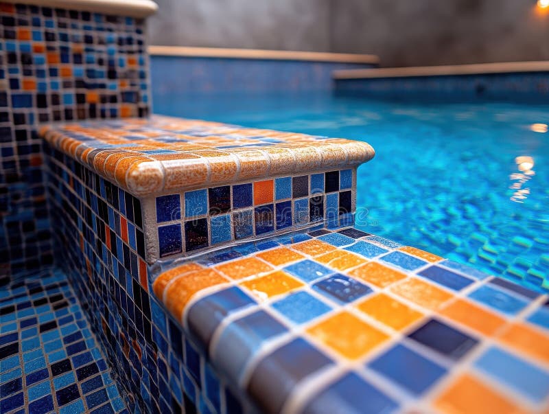 Pool Tiles, Mosaic Pattern, Swimming Pool Texture, Tranquility Pool ...