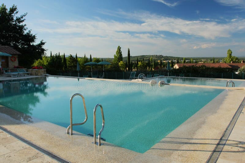 Pool time stock photo. Image of time, pool, dive, cloud - 97282296