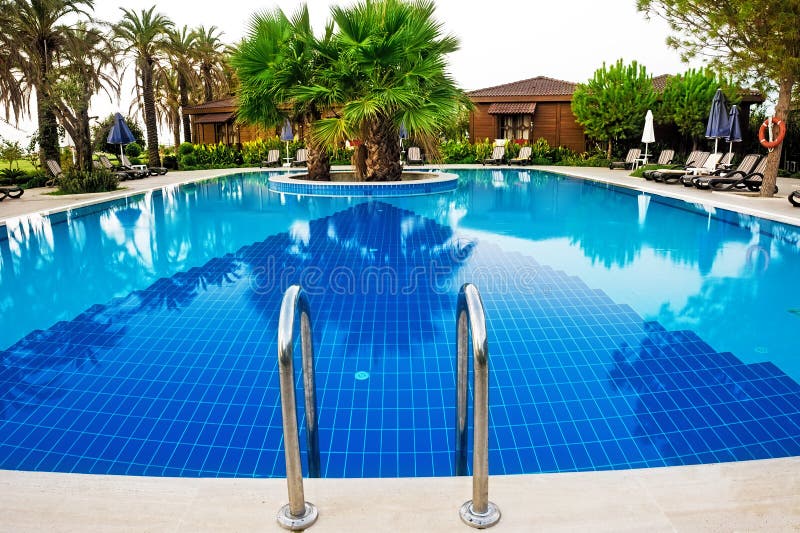Pool to relax stock image. Image of activity, luxury - 27256157