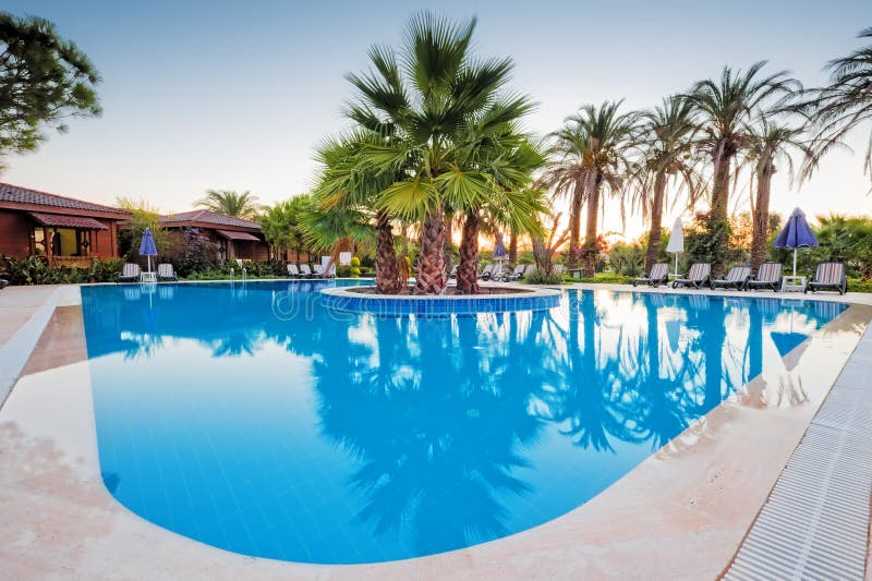 Pool to relax stock image. Image of activity, luxury - 27256157