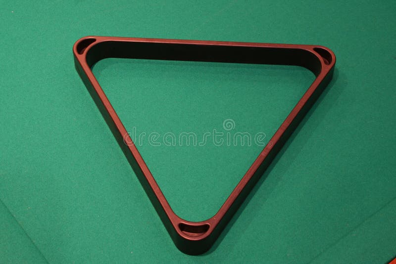 Pool triangle stock photo. Image of color, snooker, green - 10026590
