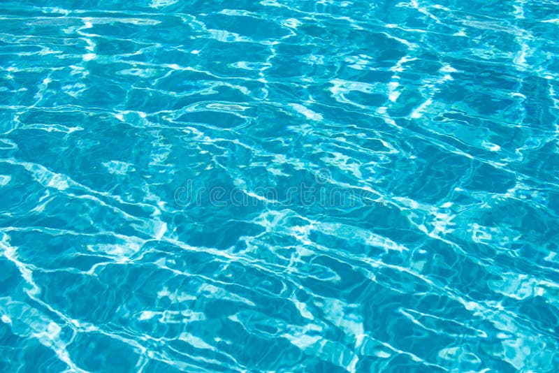 Pool Water Background, Blue Wave Abstract or Rippled Water Texture ...