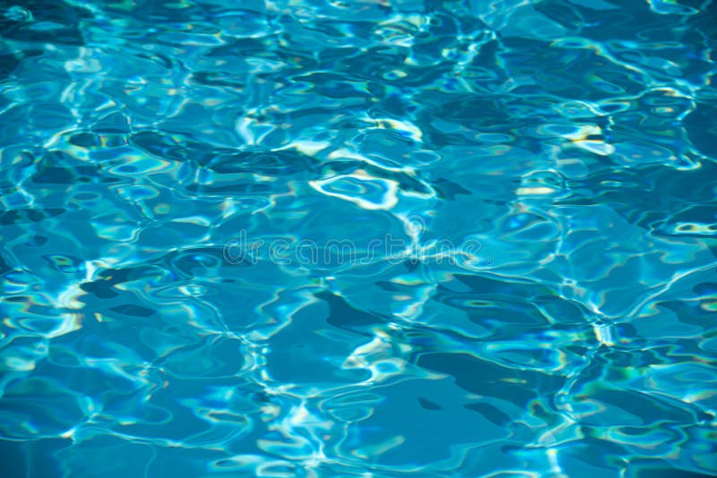 Pool Water Background, Blue Wave Abstract or Rippled Water Texture ...