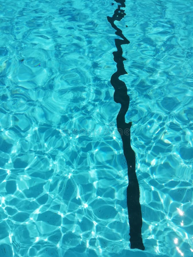 Sunlight On Pool Water. Pool Blue Water And Sun Glow. Sunlight On Water ...