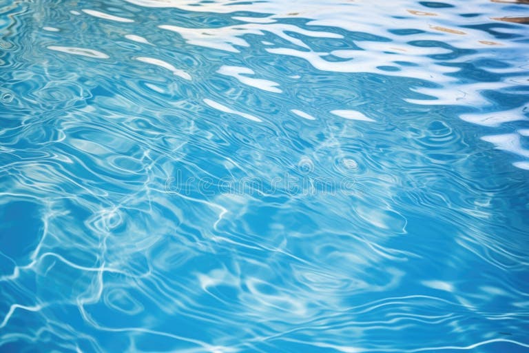 Pool of Water with Ripple Effect Stock Illustration - Illustration of ...