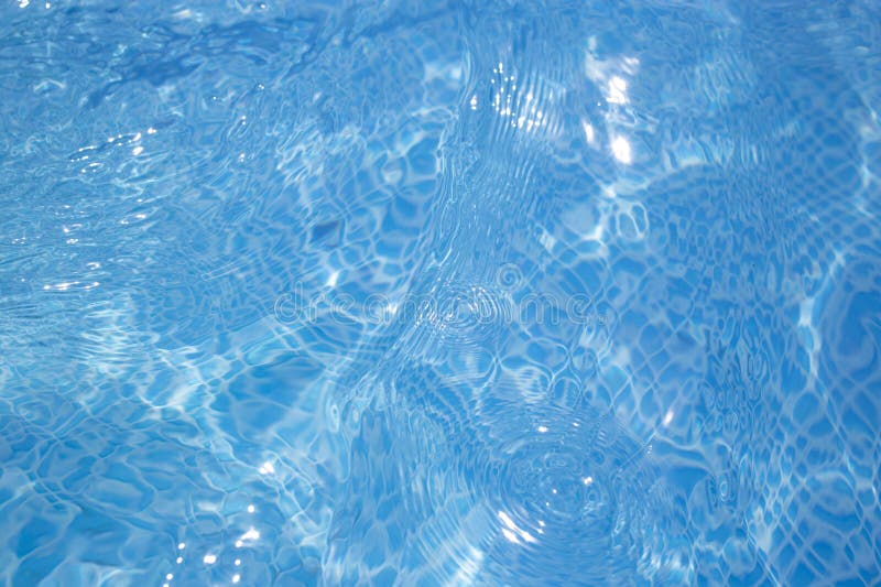 Pool Water Ripples with Sunlight Glittery Reflections Stock Photo ...