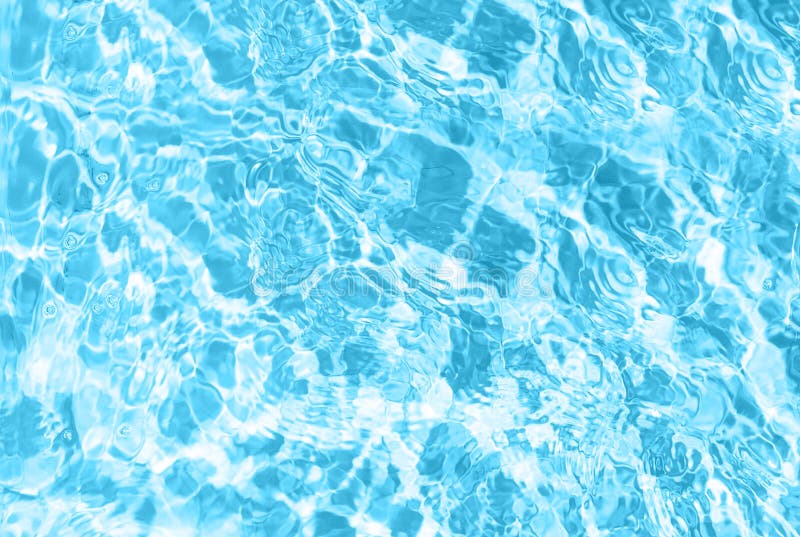 Pool Water Surface Top View. Blue Water Texture Background Stock Photo ...