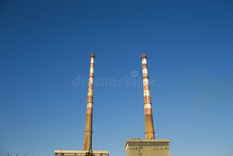Poolbeg Generating Station in Dublin Stock Image - Image of station ...