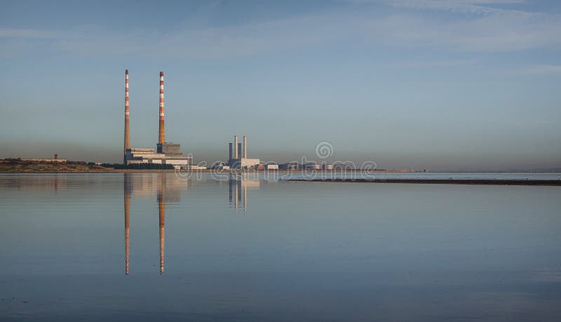 Poolbeg Power Station in Dublin Ireland Stock Photo - Image of scenic ...