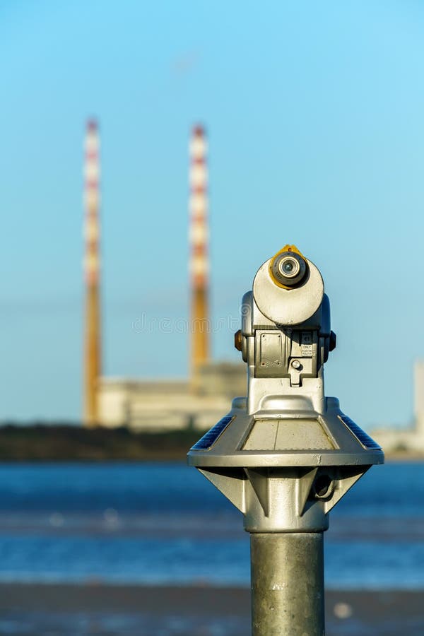 Poolbeg Generating Station in Dublin Stock Photo - Image of plant ...