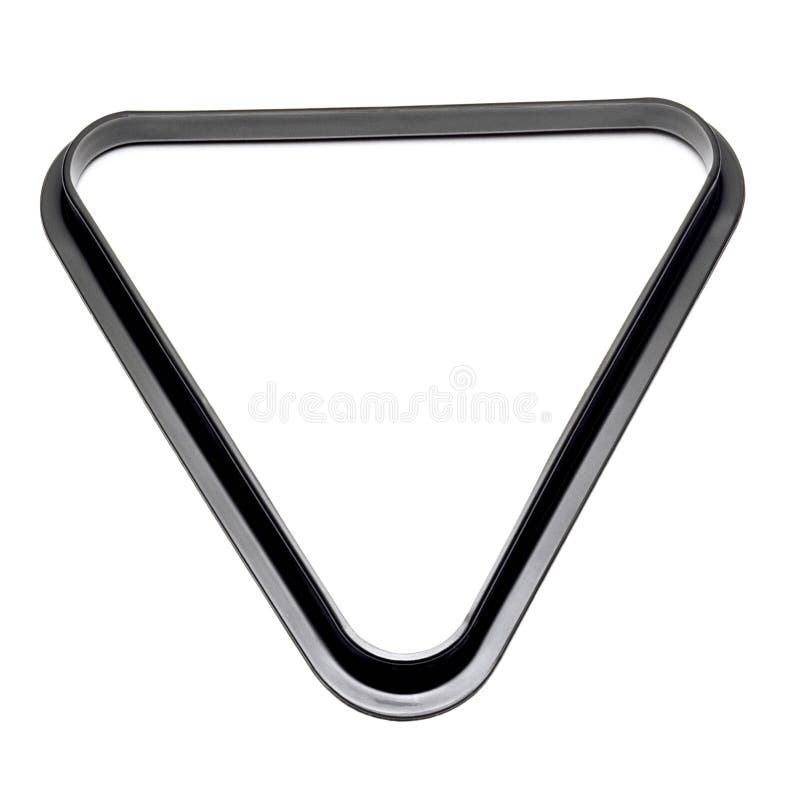 Pooldriehoek En Ballen Op Wit Stock Foto - Image of knipsel, groep ...