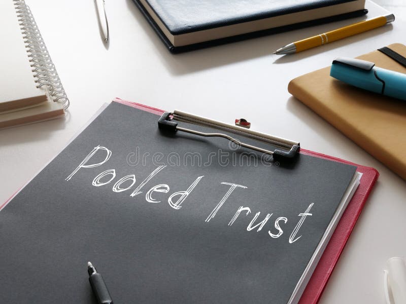 Pooled Trust is Shown on the Photo Using the Text Stock Photo - Image ...