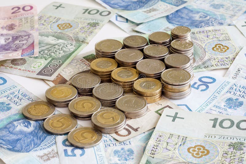 Pools geld met pijl stock afbeelding. Image of betaling - 33048905