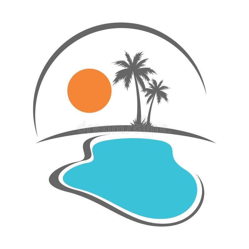 Pools icon logo design stock illustration. Illustration of swimming ...