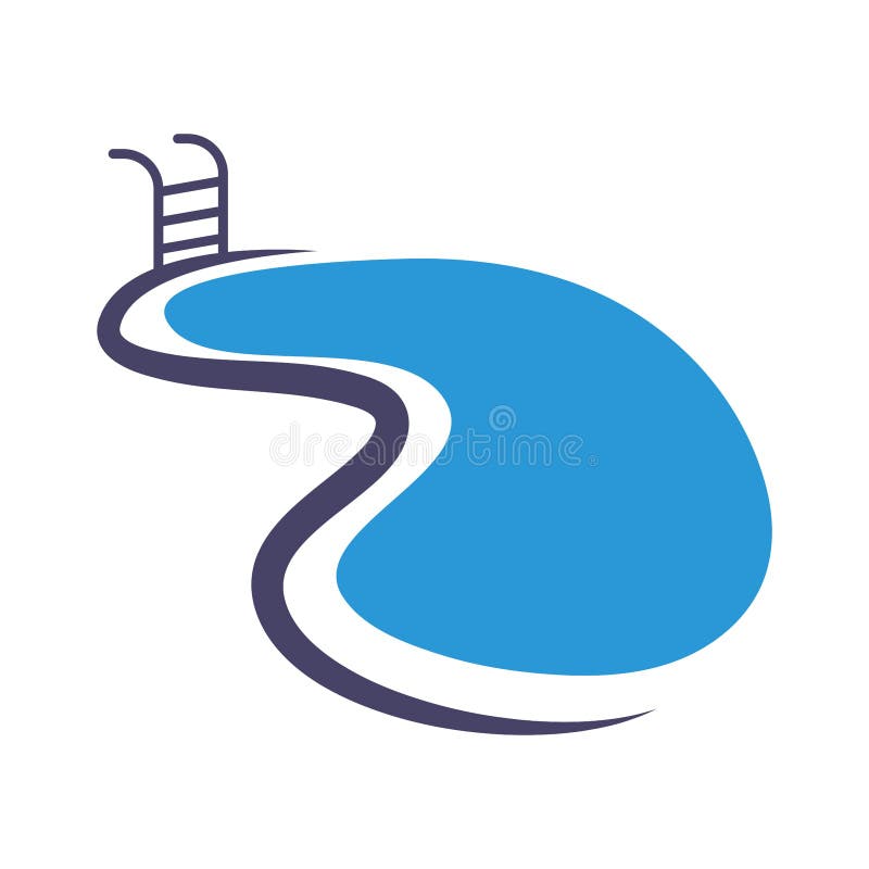 Pools icon logo design stock illustration. Illustration of swimming ...