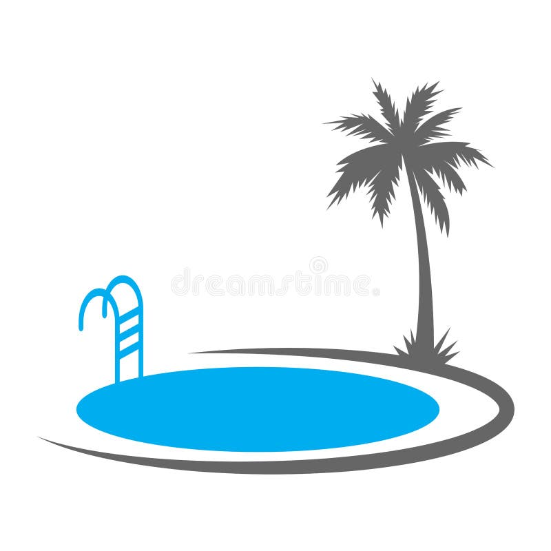 Pools icon logo design stock illustration. Illustration of simple ...