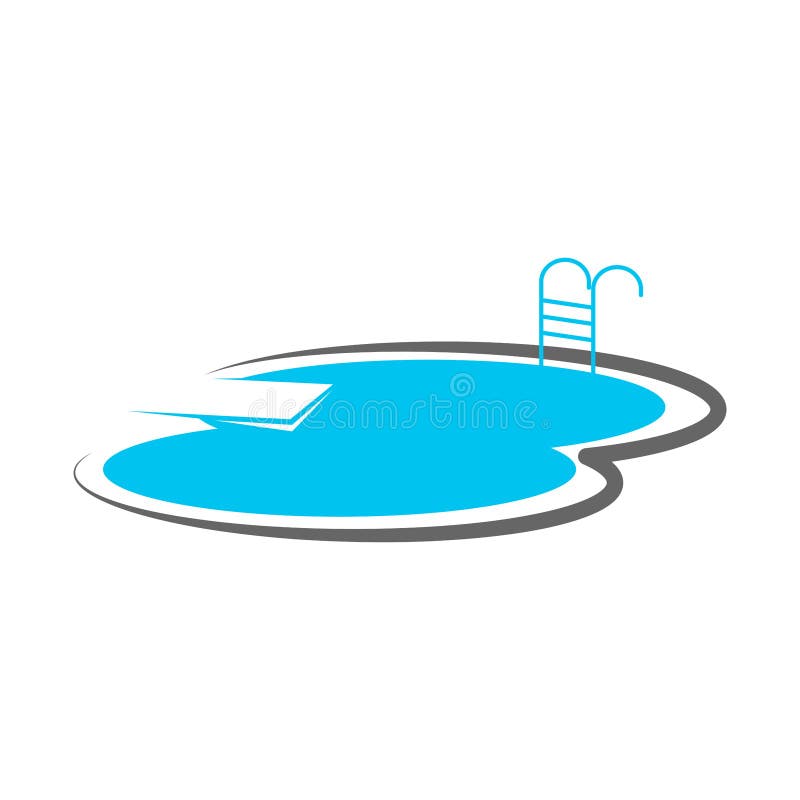 Pools icon logo design stock illustration. Illustration of leisure ...