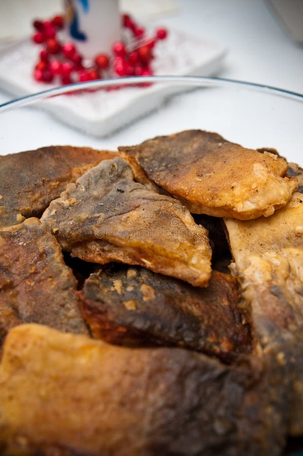 De Poolse Lijst Van Kerstmis Stock Foto - Image of voedsel, regeling ...