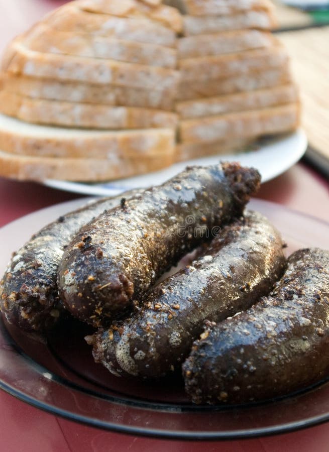 Poolse bloedworst stock foto. Image of rooster, keuken - 2602996