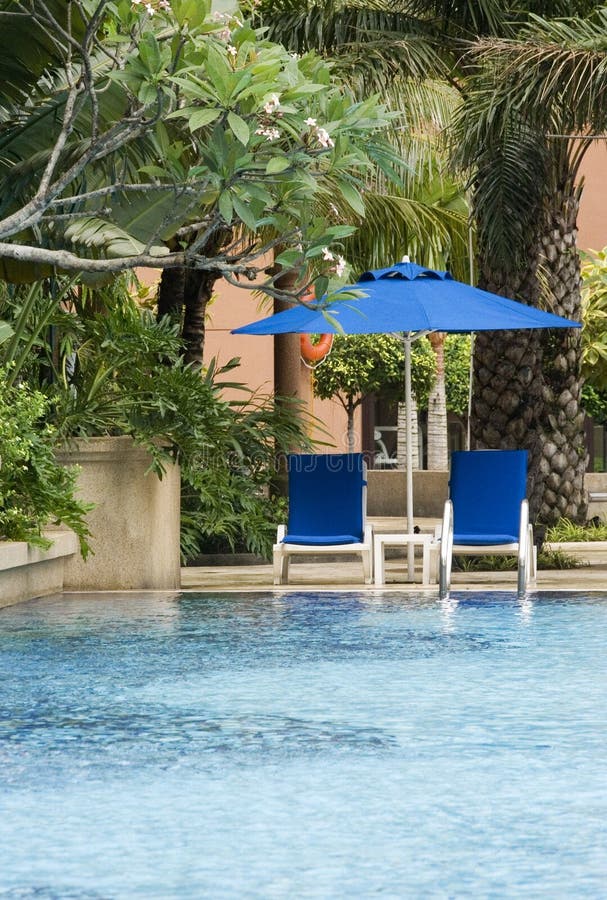 Pool Area stock photo. Image of area, sleeper, relaxing - 1341234