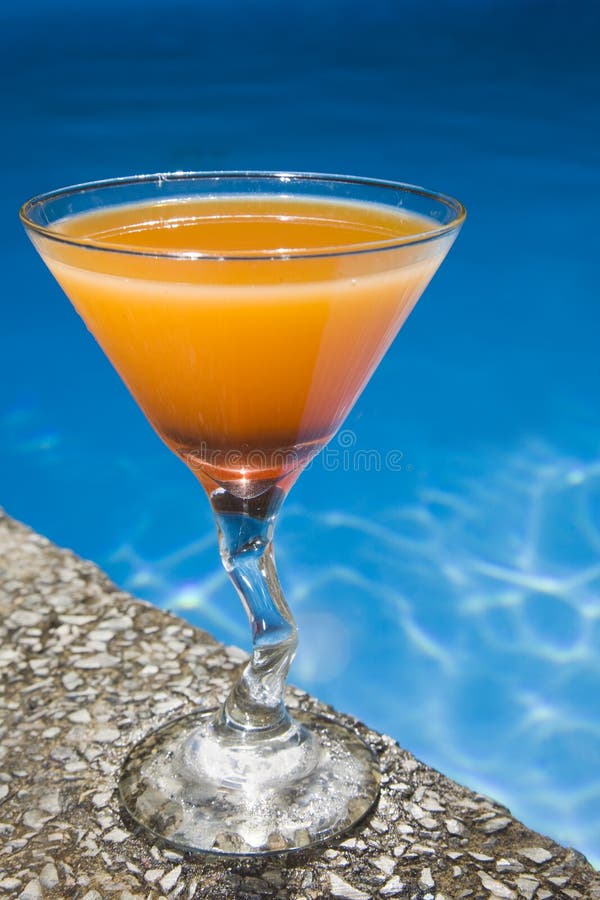 Poolside Cocktail stock photo. Image of sunny, water - 11653984