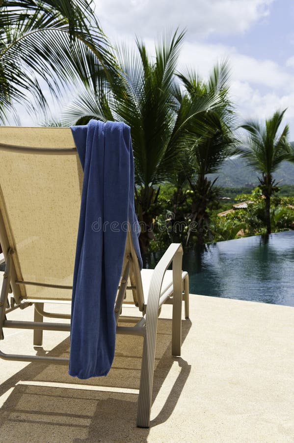 Poolside Lounging stock image. Image of leisure, america - 20619941