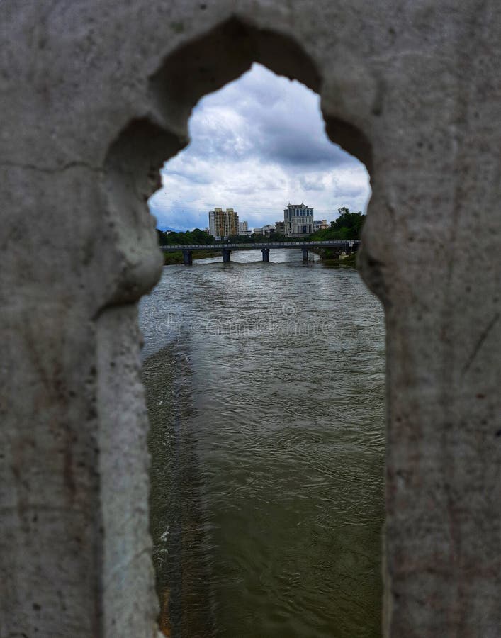Poona Hospital Bridge Concept Photography Stock Image - Image of purple ...