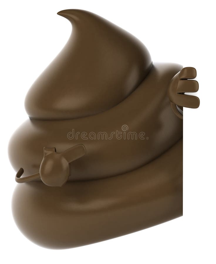 Poop stock illustration. Illustration of poop, childish - 44098097