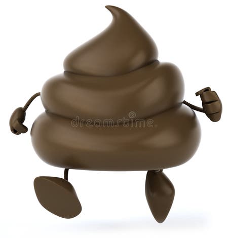 Poop stock illustration. Illustration of smelly, running - 44098209