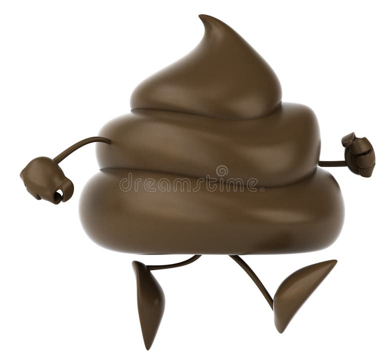 Poop stock illustration. Illustration of stink, running - 44098247
