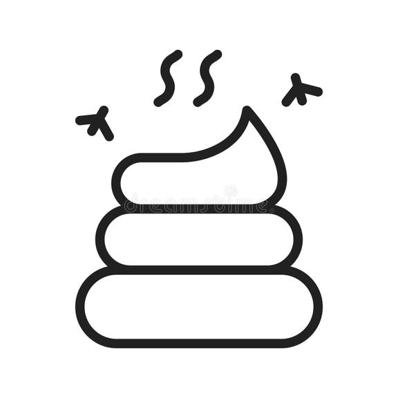 Poop icon vector image. stock vector. Illustration of poop - 278414738