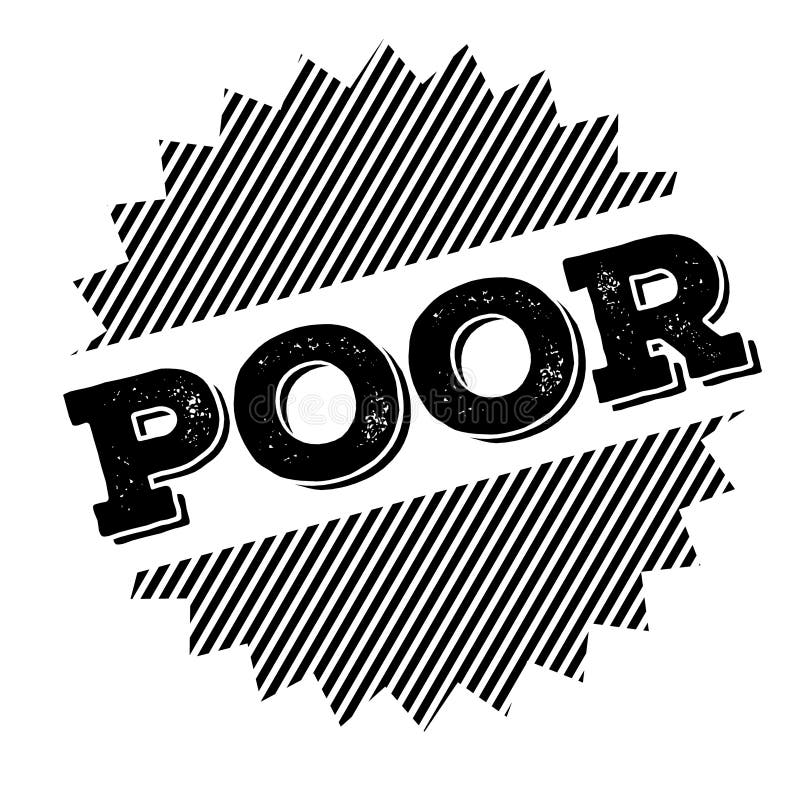 Poor black stamp stock vector. Illustration of badge - 123578855