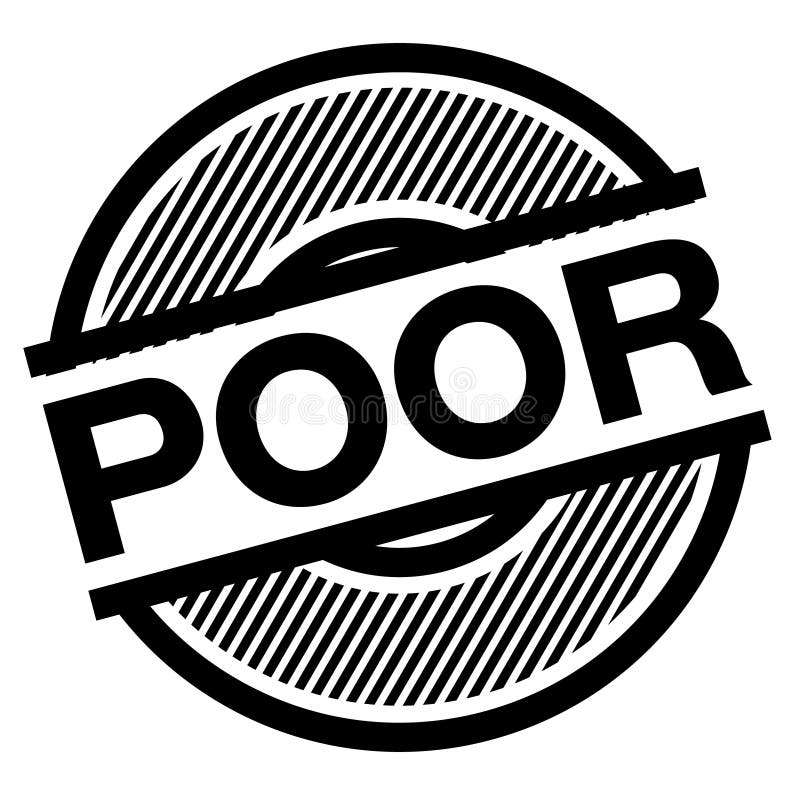 Poor black stamp stock vector. Illustration of badge - 123578855