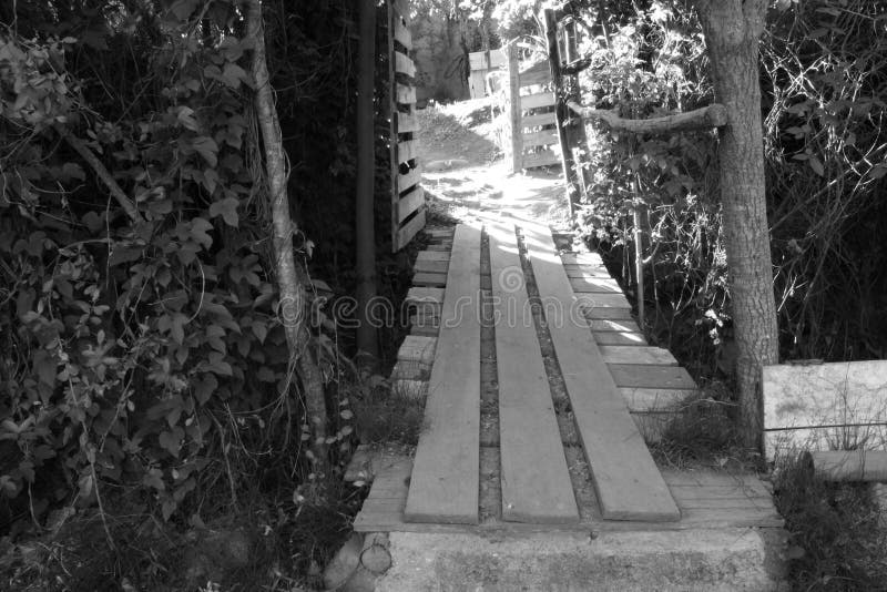Poor Bridge with table stock photo. Image of water, poor - 144423302