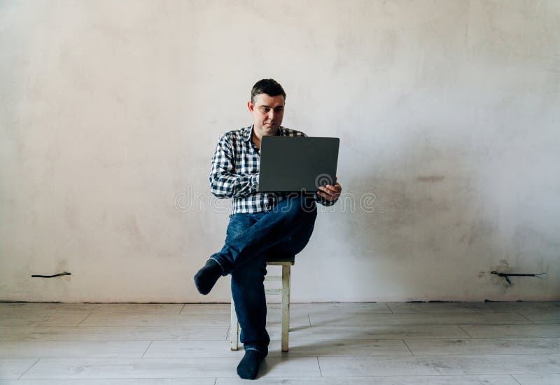 Poor Businessman in the Room, the Ruined Man Stock Photo - Image of ...